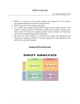 Toyota: Analysis of Vision Statement, Corporate Level Strategies & SWOT ...