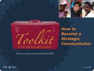Toolkit for researchers: how to become a strategic communicator | PPT | Computer Networking ...