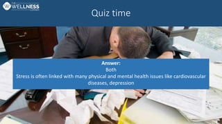 Stress Management : Ways To Release Stress | PPTX