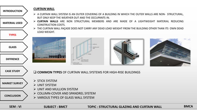 structural glazing and curtain wall.pptx | Remodeling & Construction | Home & Garden