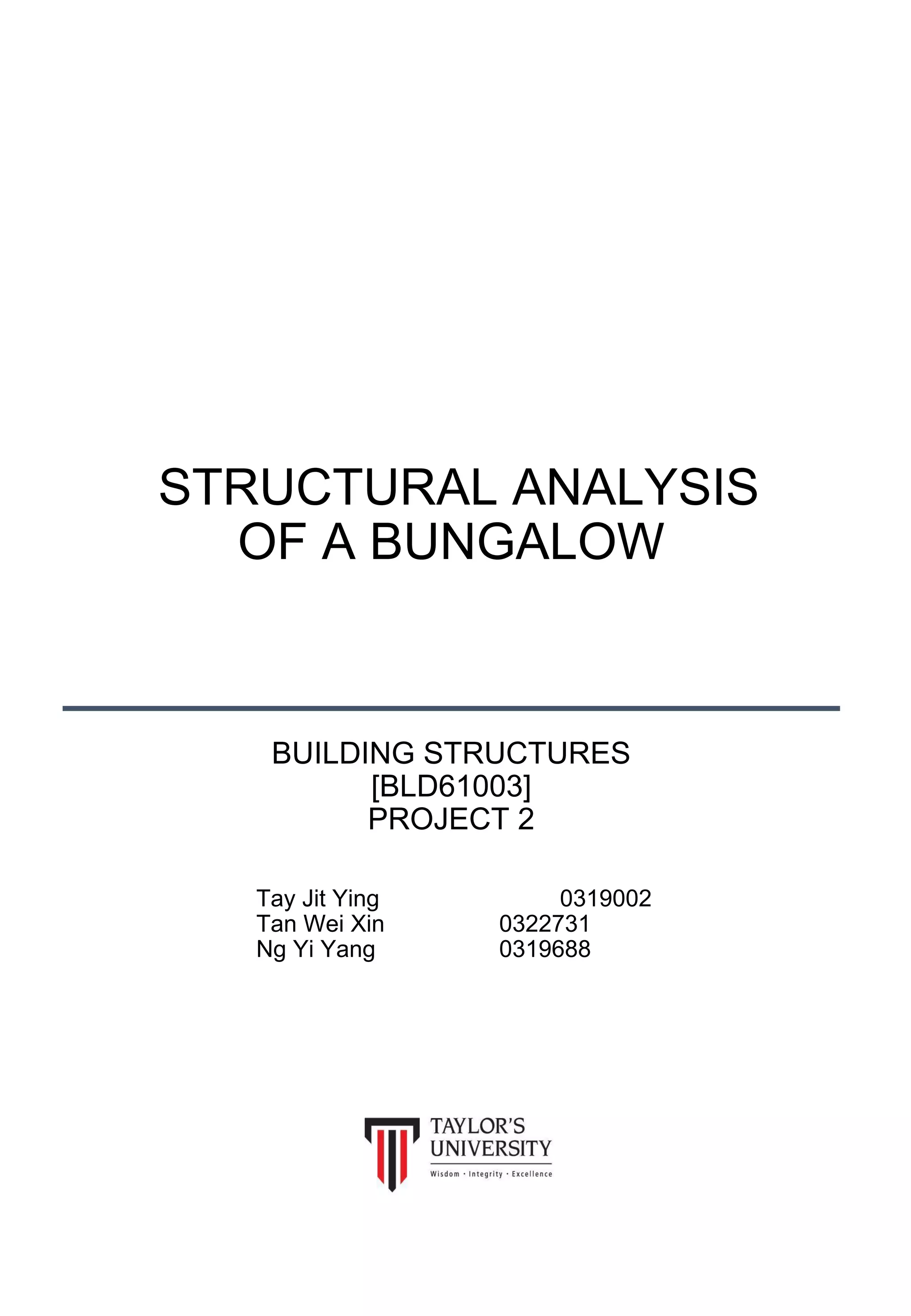 Final structure report | PDF
