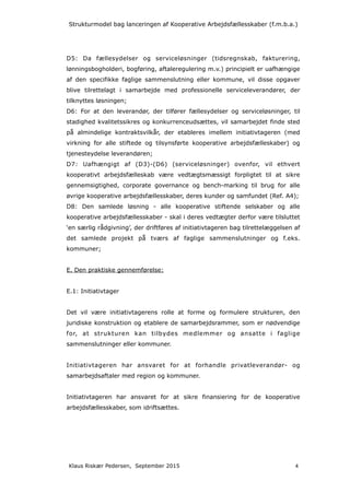 Final strukturmodel bag-lanceringen-af-kooperative-arbejdsfællesskaber open source | PDF