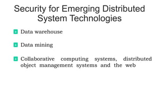 Final Study of Security functionality in Distributed Database.pptx