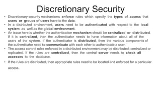 Final Study of Security functionality in Distributed Database.pptx