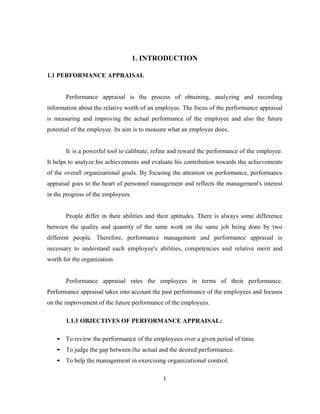 Internship report on Performance Appraisal in BMW | PDF