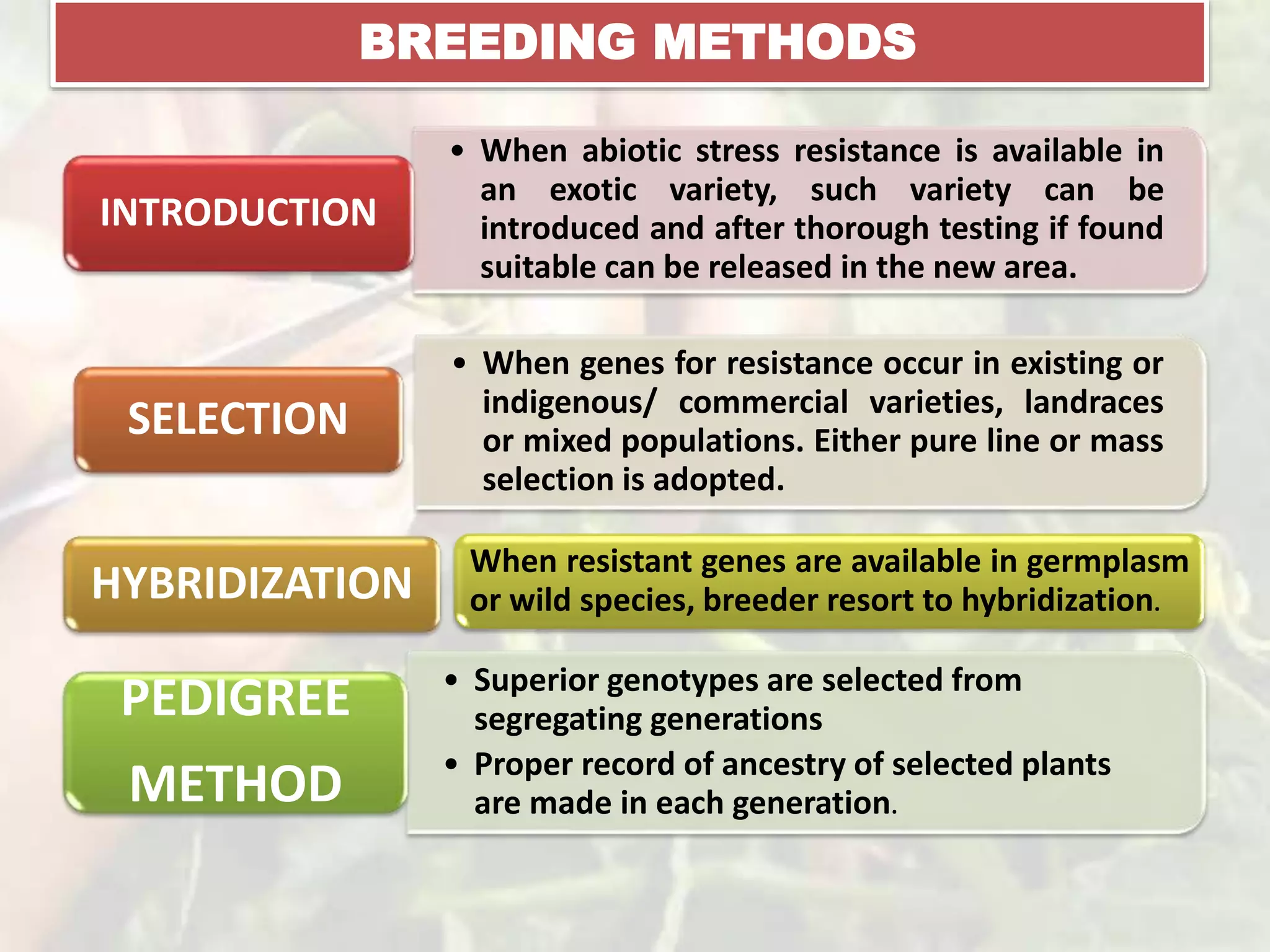 Breeding for abiotic stress resistance in vegetable crops | PPTX