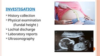 Subinvolution process - post partum period | PPTX