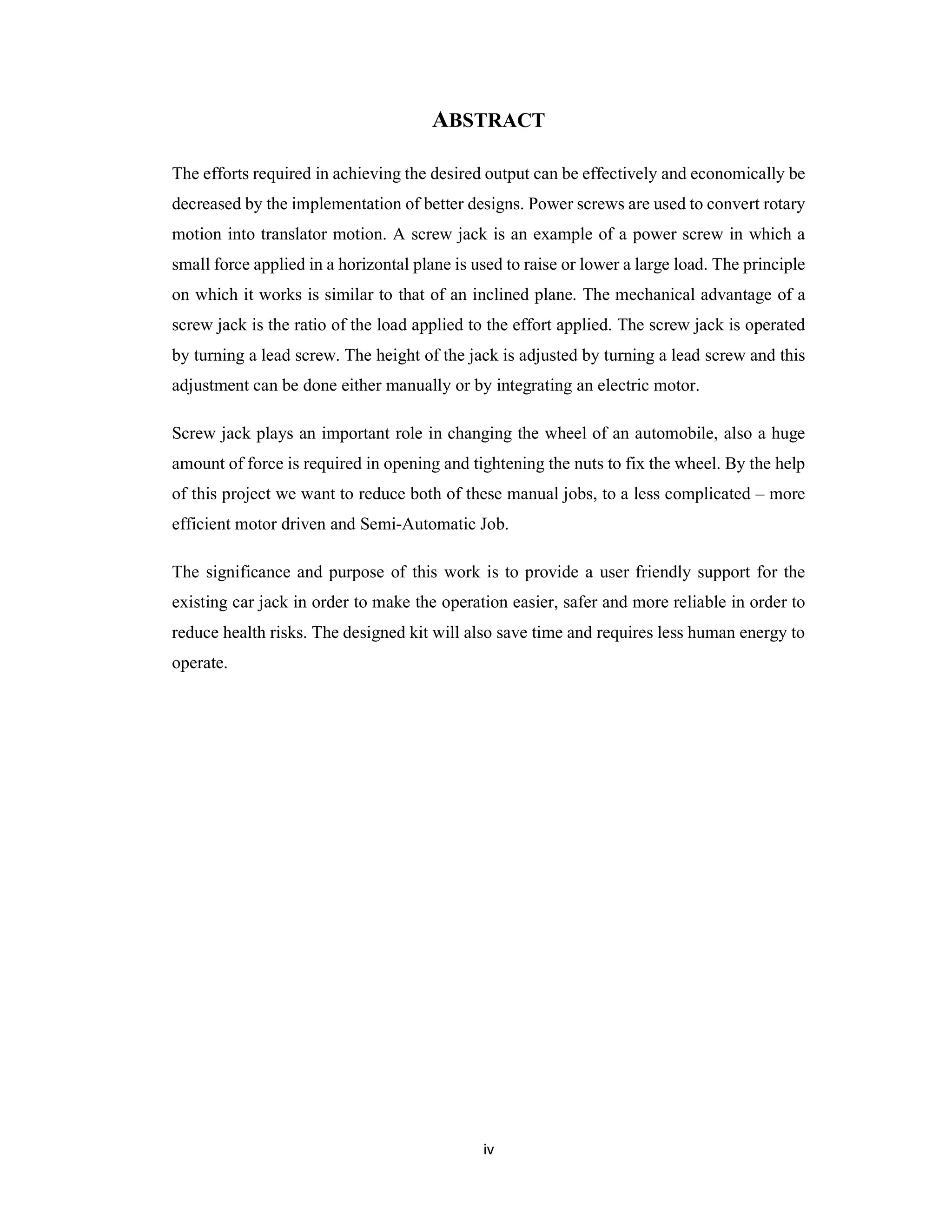 Final Year Project Report Sample for Engineers - IIT and State ...