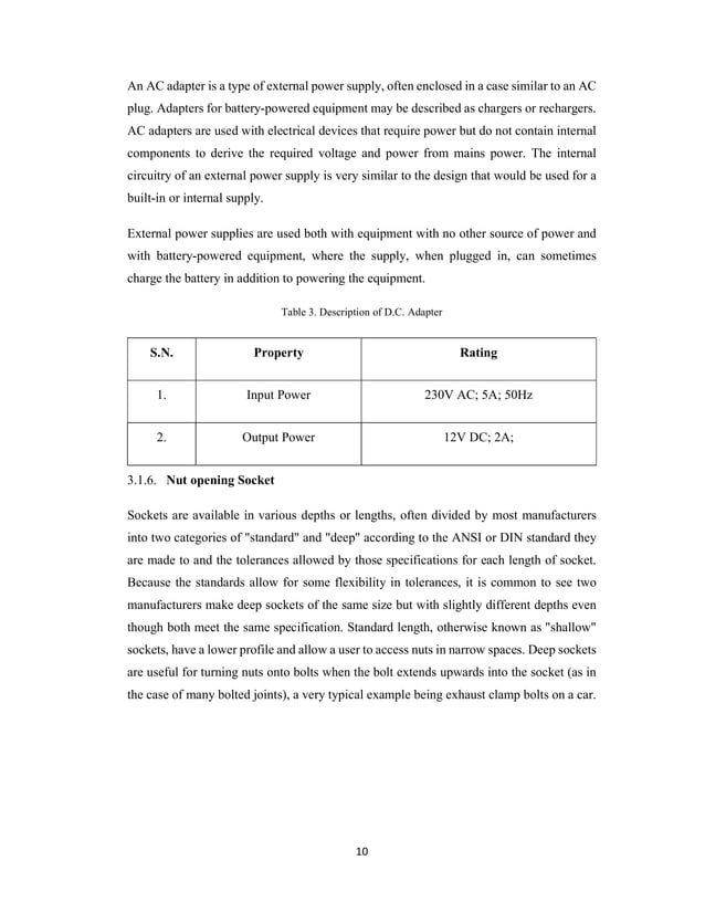 Final Year Project Report Sample for Engineers - IIT and State ...