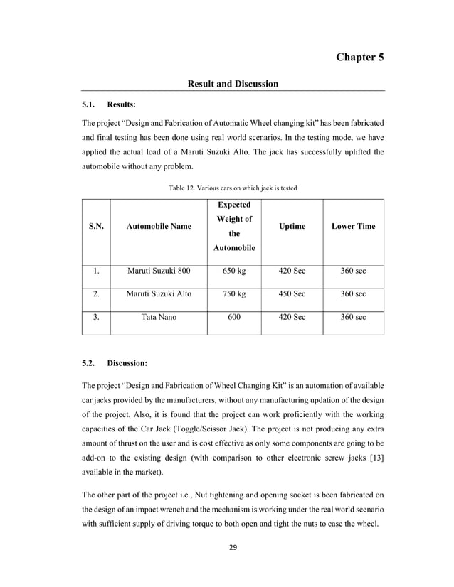 Final Year Project Report Sample for Engineers - IIT and State ...