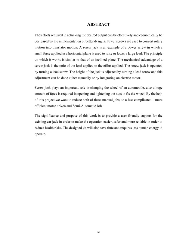 Final Year Project Report Sample for Engineers - IIT and State ...