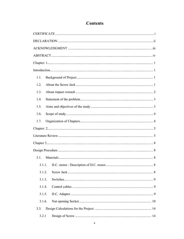 Final Year Project Report Sample for Engineers - IIT and State University