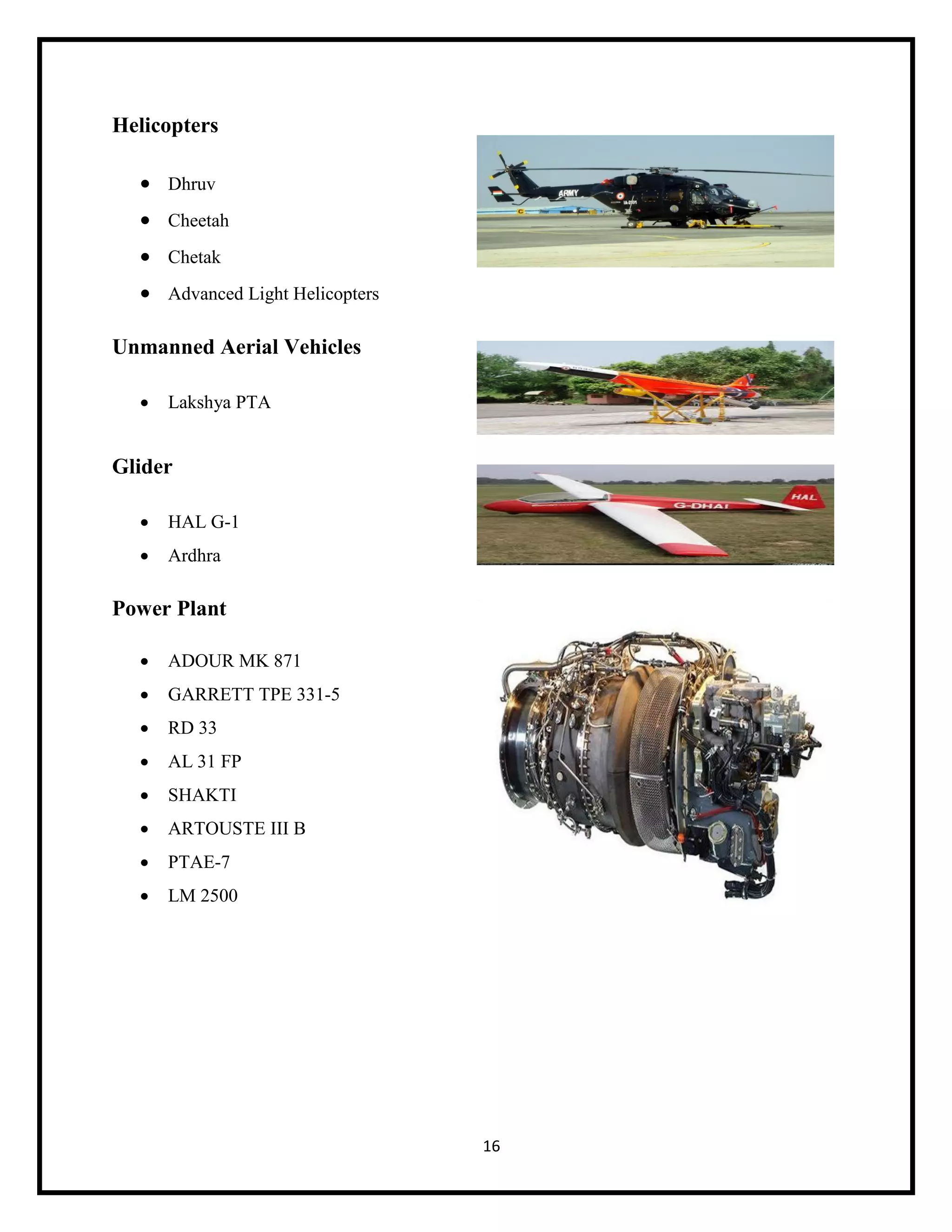 HAL Training report | PDF