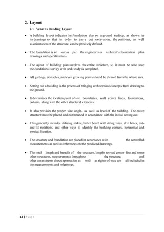 Residential Building Construction Report | PDF