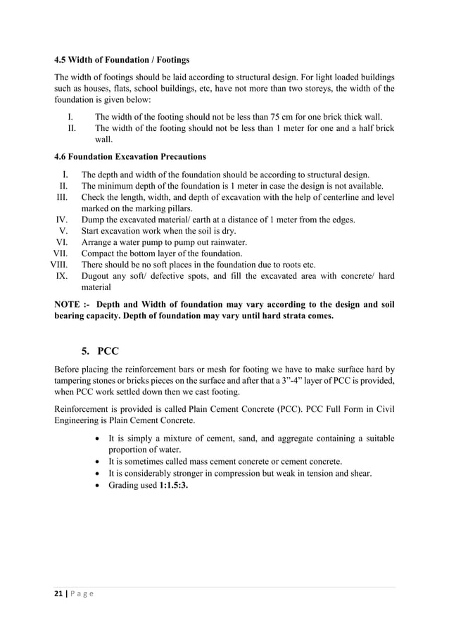 Residential Building Construction Report | PDF | Civil Engineering ...