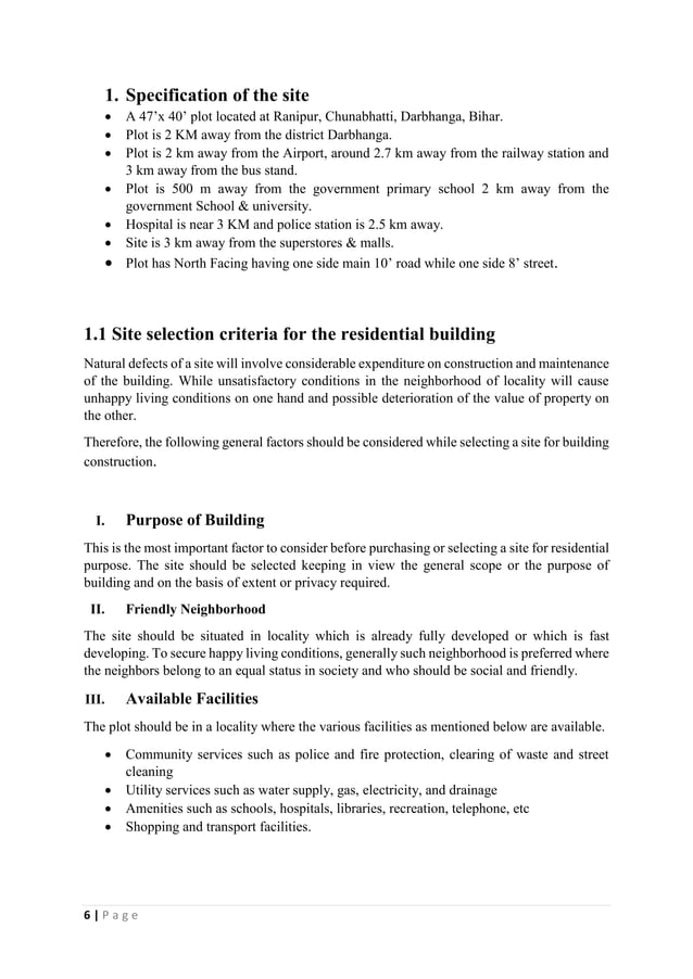 Residential Building Construction Report | PDF | Civil Engineering ...