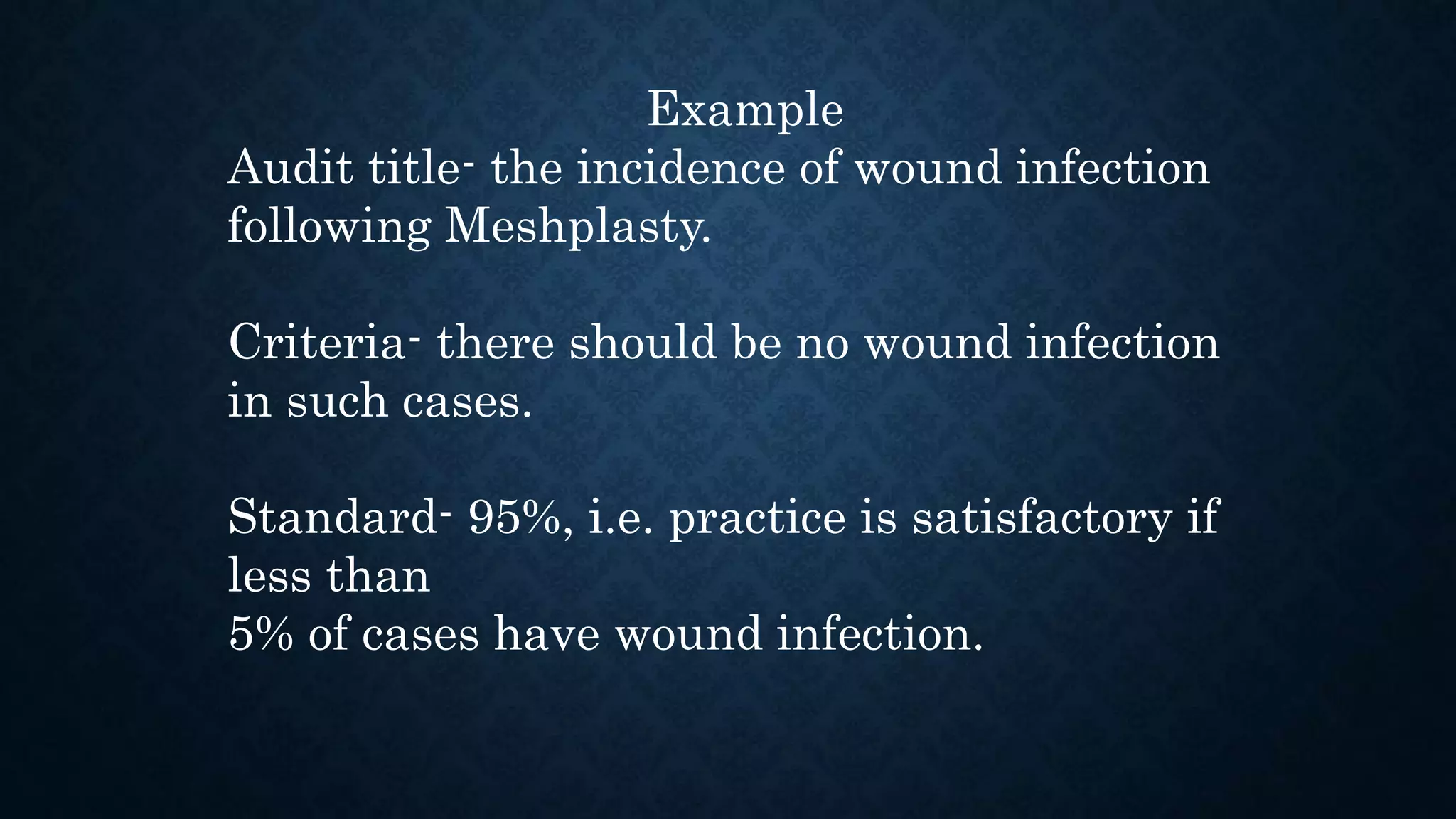 surgical audit | PPTX