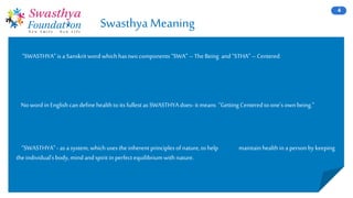 Swasthya Presentation | PPTX