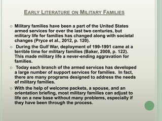 Social Work and Military Families: Deployment | PPTX