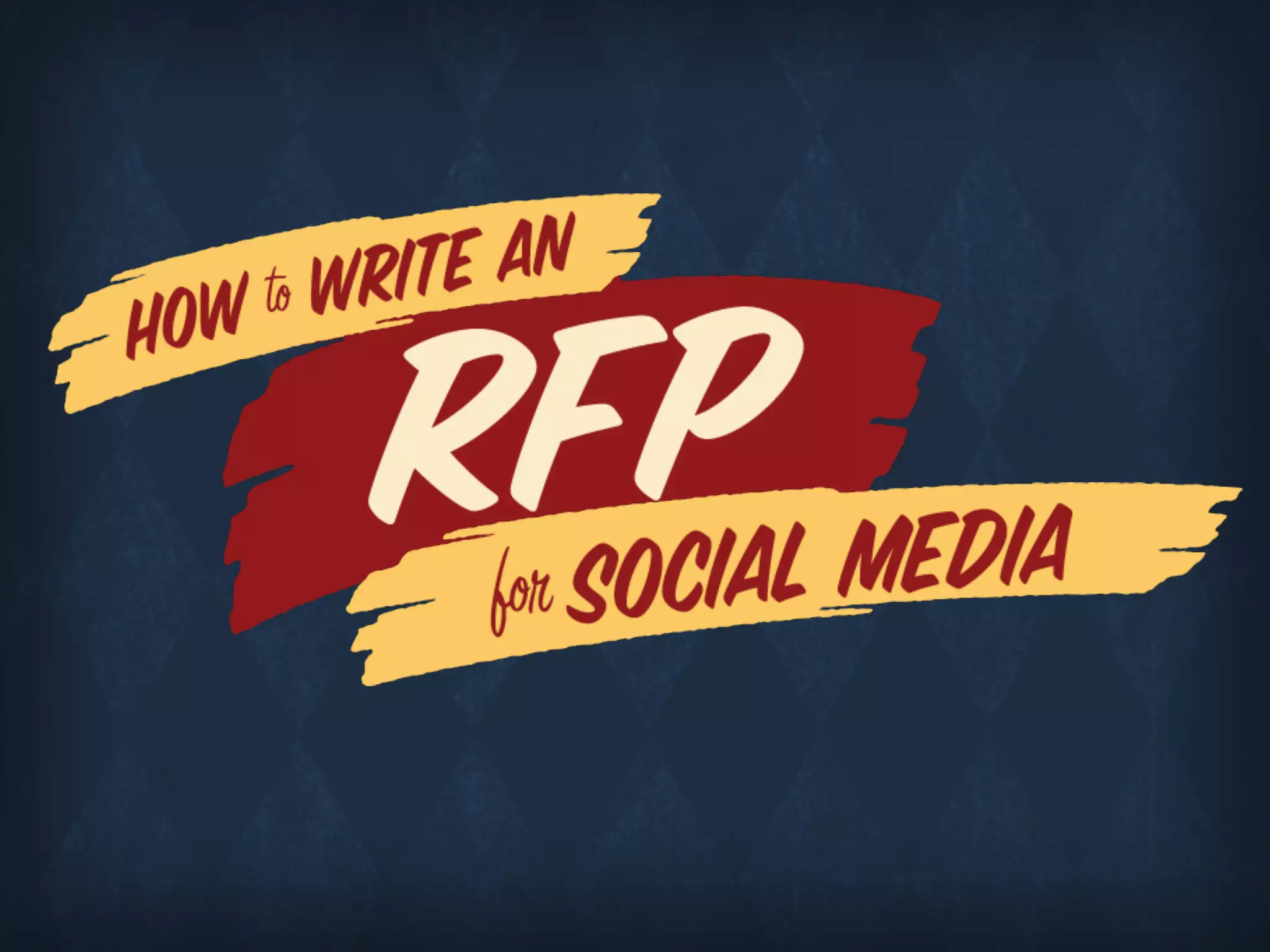 How to Write an RFP for Social Media | PPT