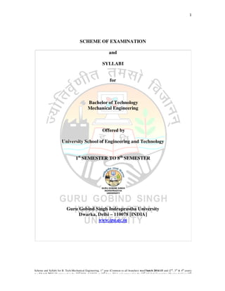 Final syllabus me-3rd semester4,5,6,7,8 (1) | PDF