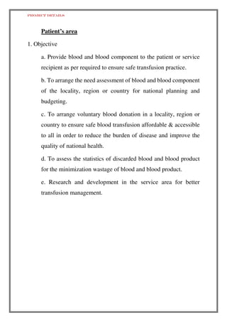 Blood bank in network | PDF