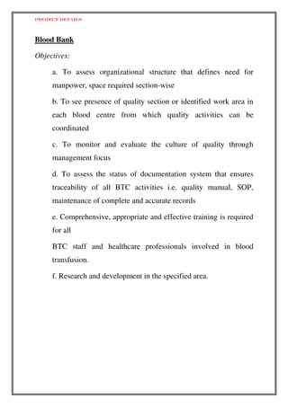 Blood bank in network | PDF