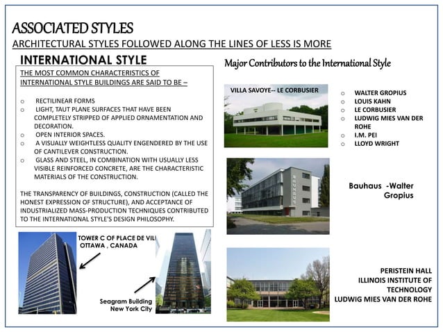 LESS IS MORE(MIES VAN DER ROHE) | PPTX