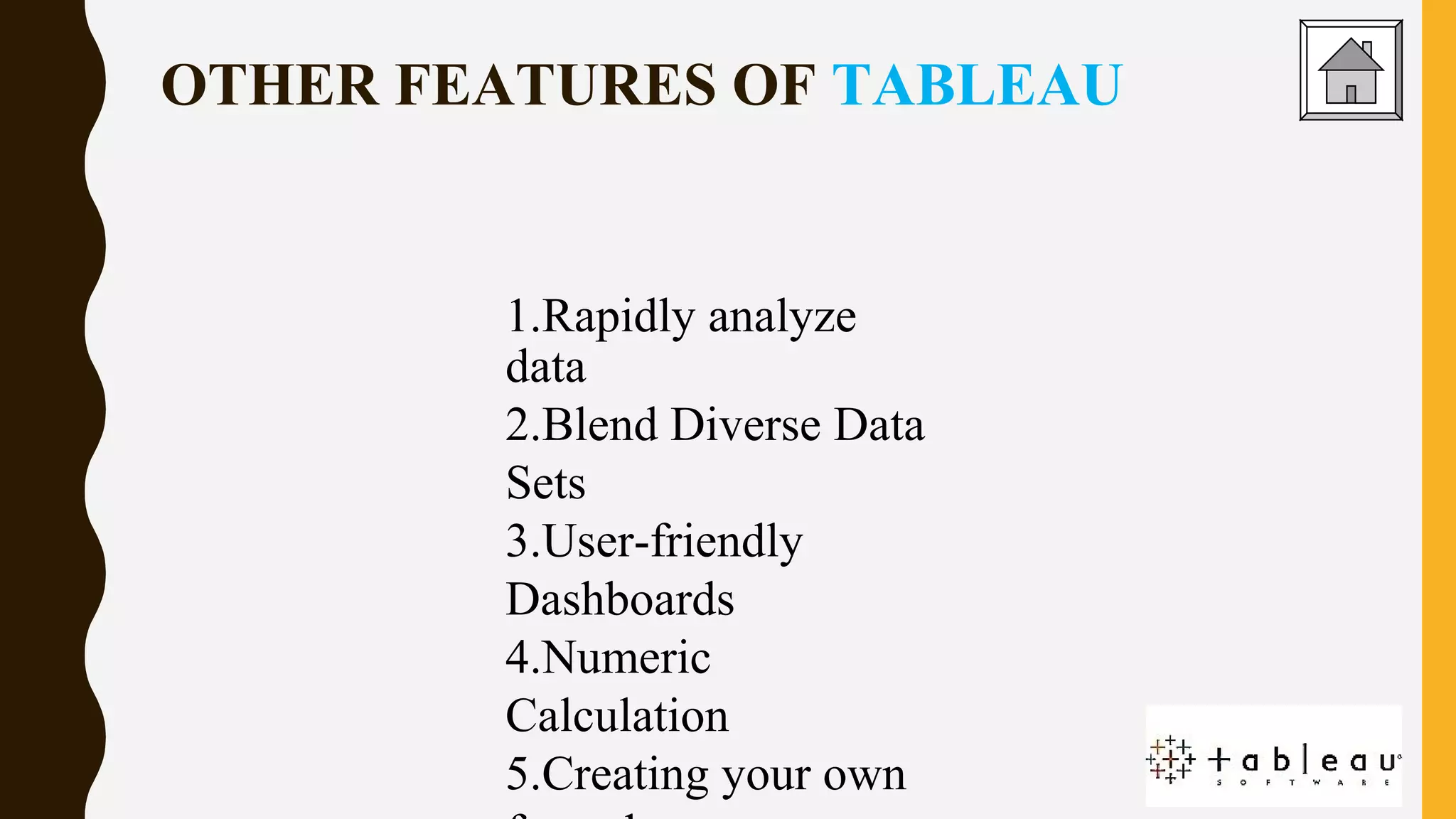 Tableau PPT Intro, Features, Advantages, Disadvantages | PPT