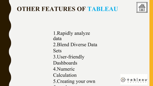 Tableau PPT Intro, Features, Advantages, Disadvantages | PPT | Computer ...