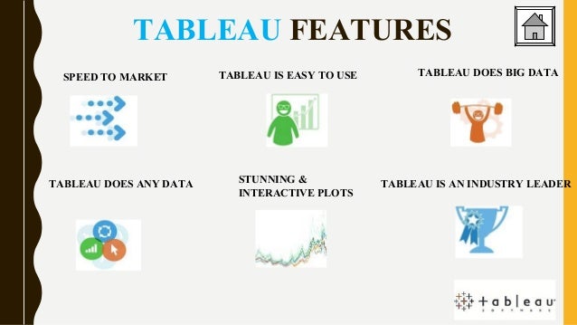 Tableau PPT Intro, Features, Advantages, Disadvantages