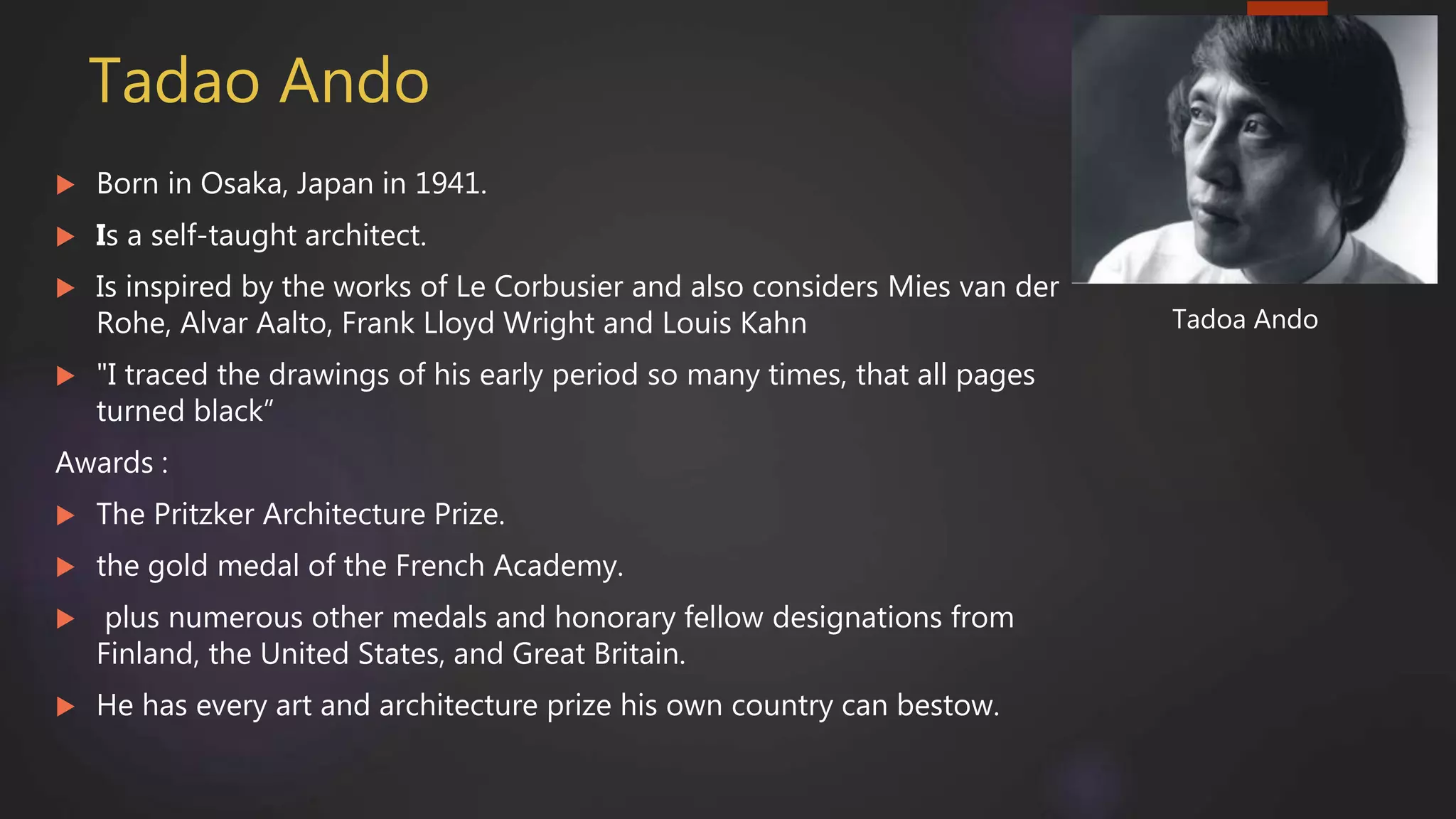 Final tadao ando | PPT