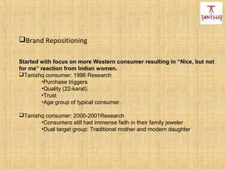 Tanishq - Positioning to capture Indian woman’s heart - Marketing ...