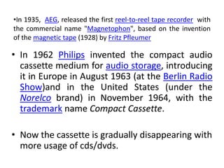 relaunch of cassette tape - | PPTX