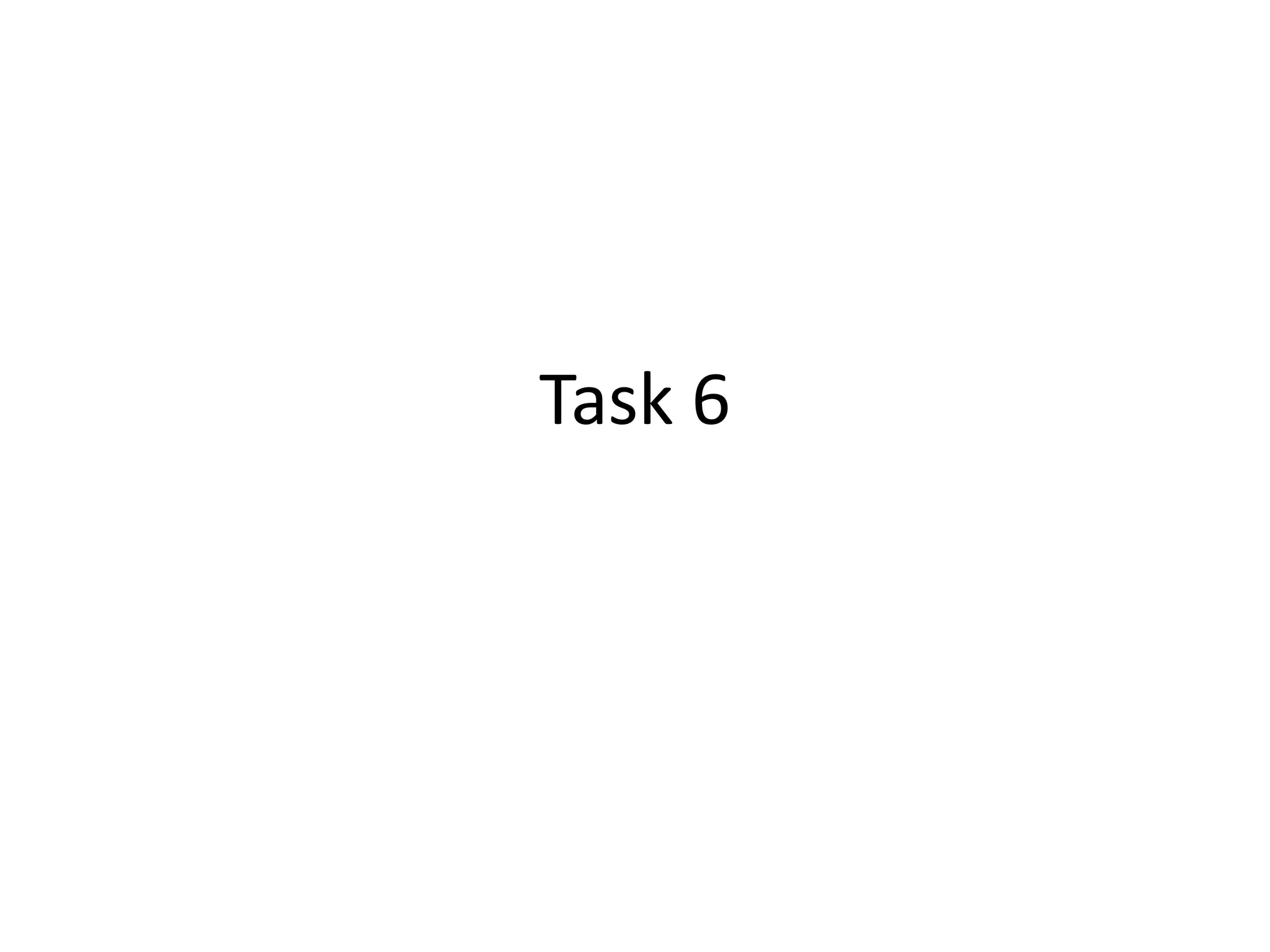 Final tasks | PPTX