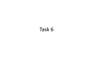 Final tasks | PPT