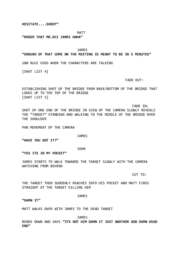 Final task script | PDF