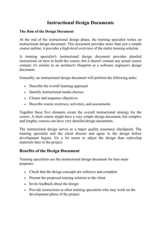 TRAINING DESIGN | DOCX