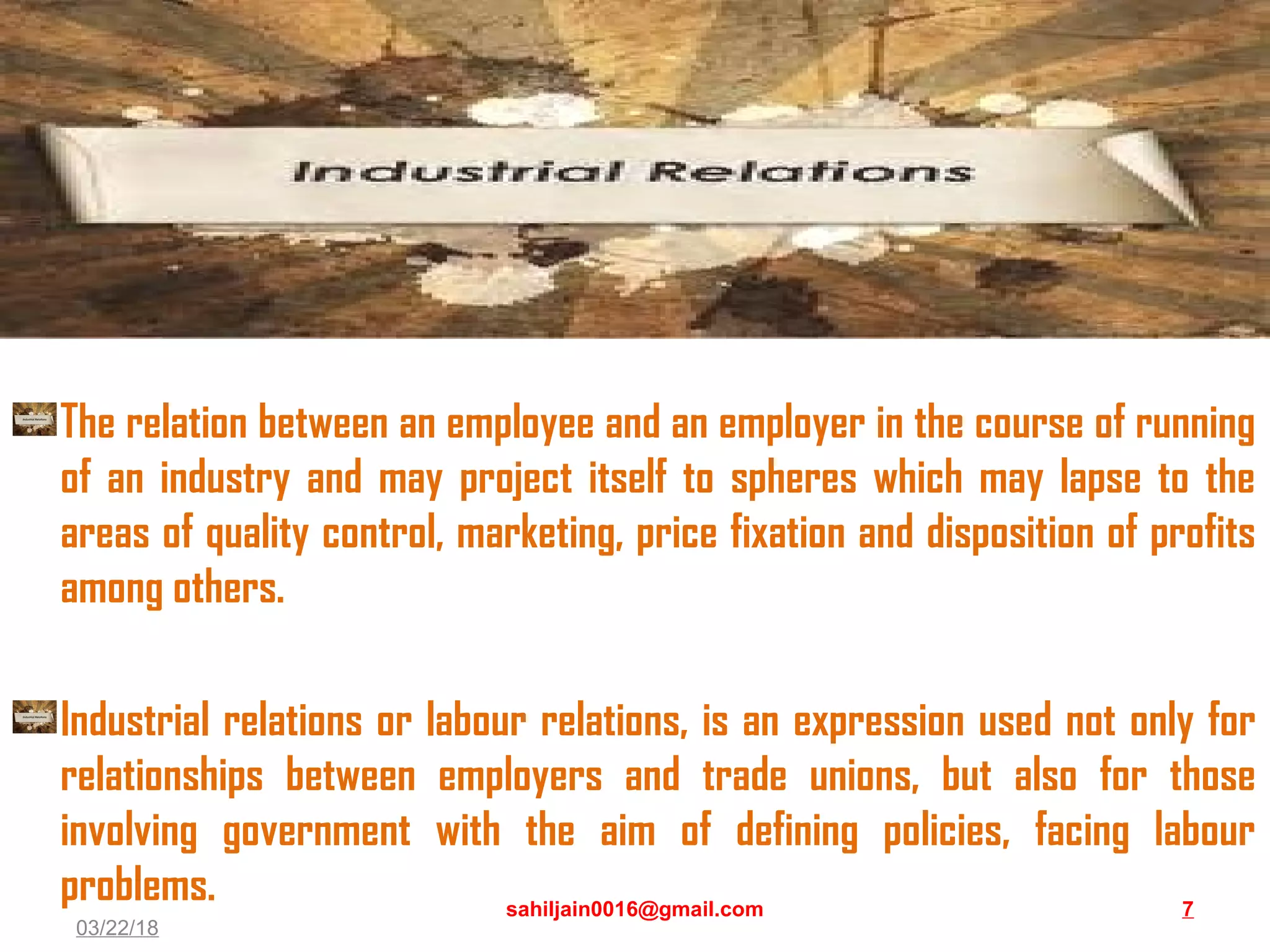 Industrial relations and technological change | PPT