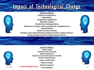 Industrial relations and technological change | PPT