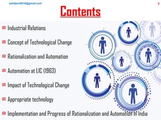 Industrial relations and technological change | PPT