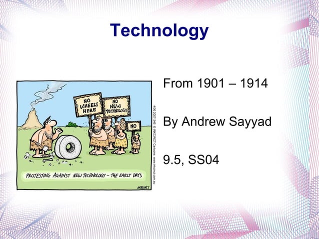 Technology from 1901-1914 | PPT