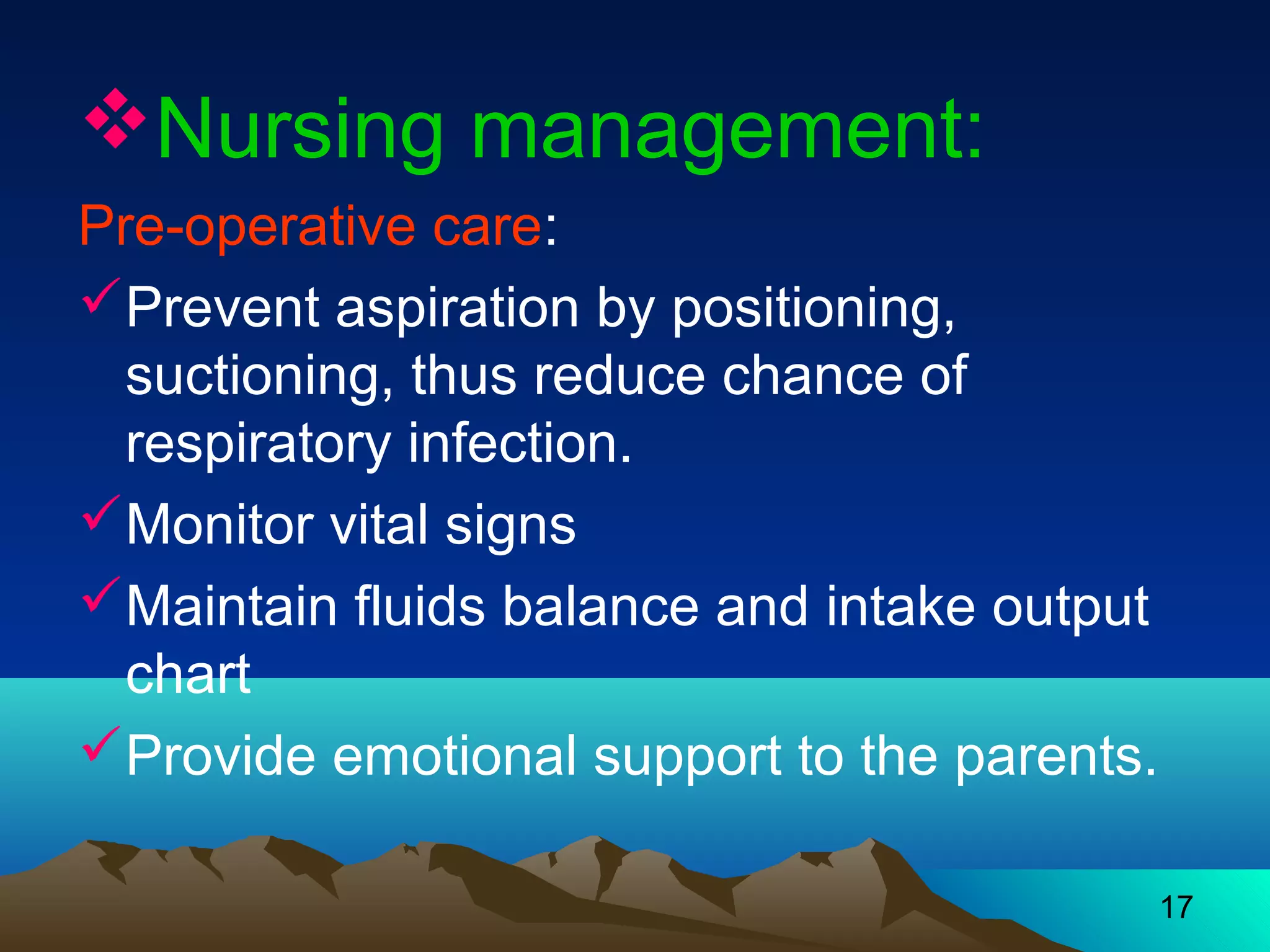 Tracho oesophagial fistula | PPT