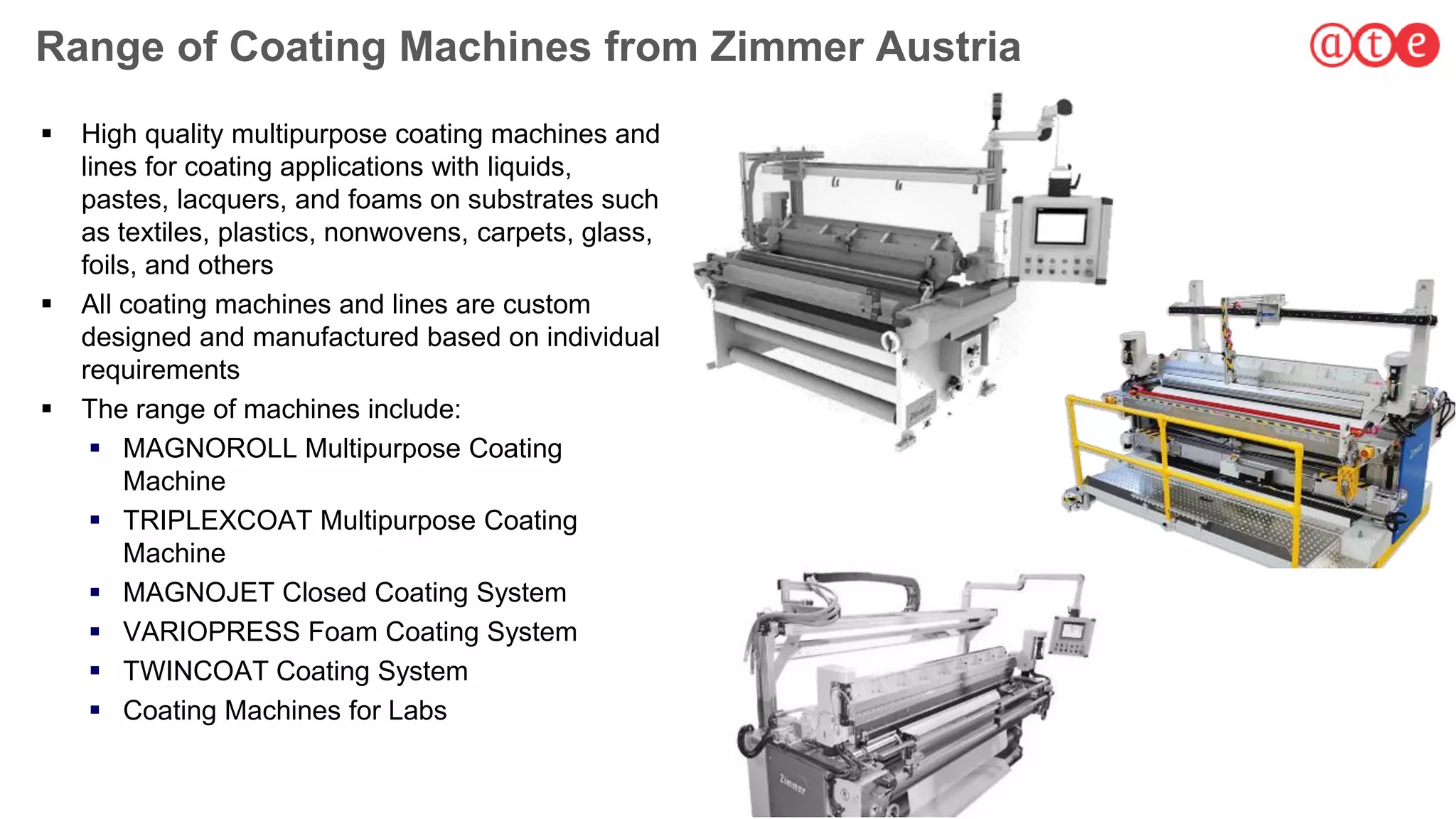 Zimmer Coating Machines | PDF