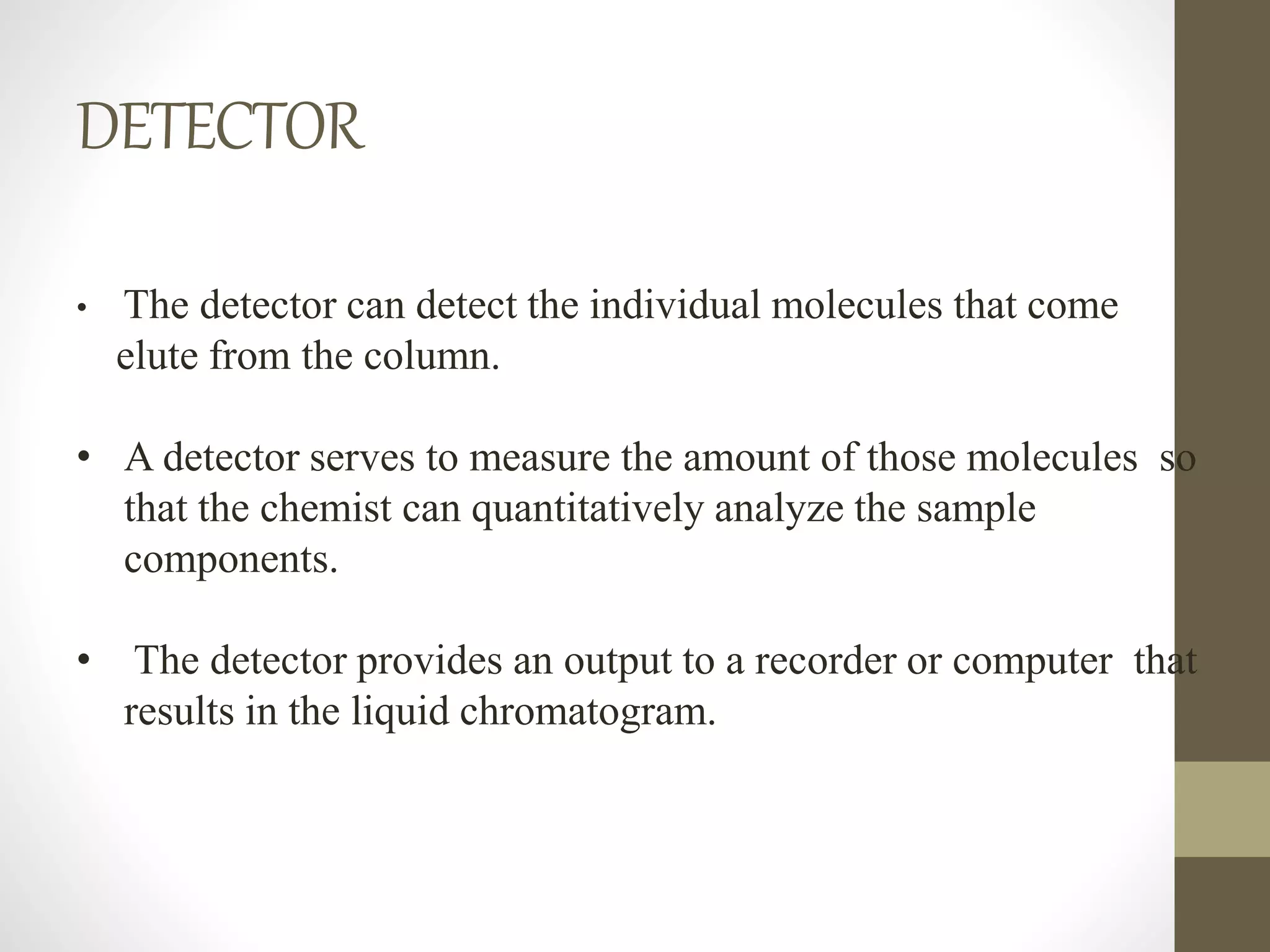 DIODE ARRAY AND FLUORESCENCE DETECTOR | PPTX