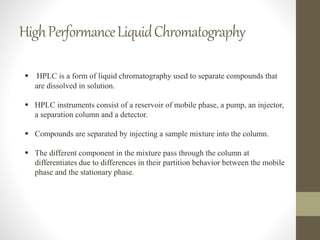 DIODE ARRAY AND FLUORESCENCE DETECTOR | PPTX