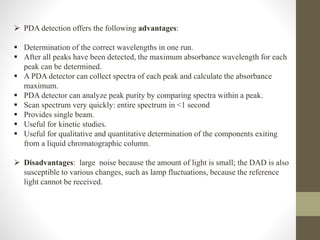 DIODE ARRAY AND FLUORESCENCE DETECTOR | PPTX