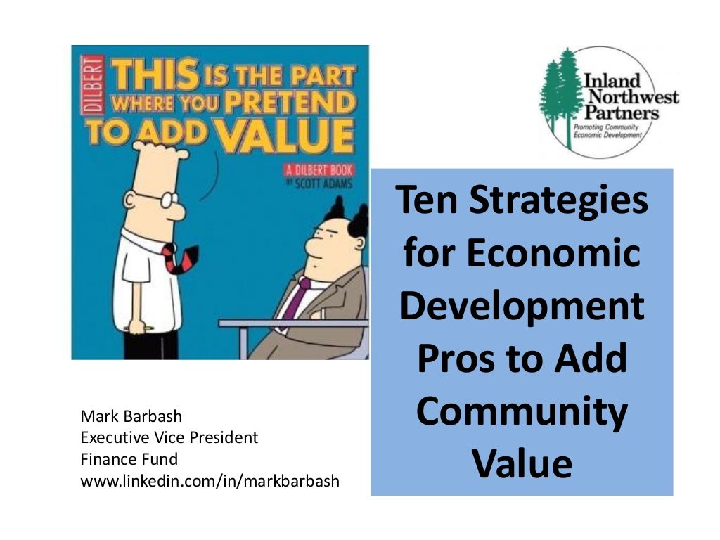Ten Strategies to Add Community Value