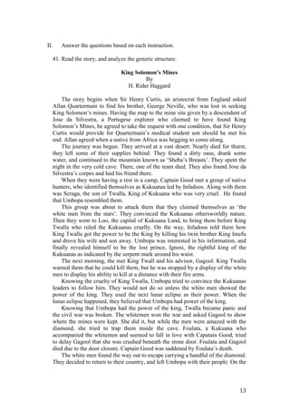 Final term assessment grade 11 2 | PDF