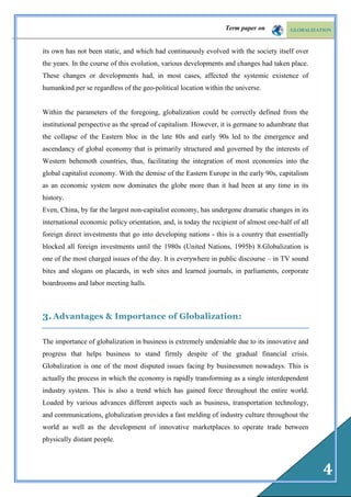Globalization | PDF